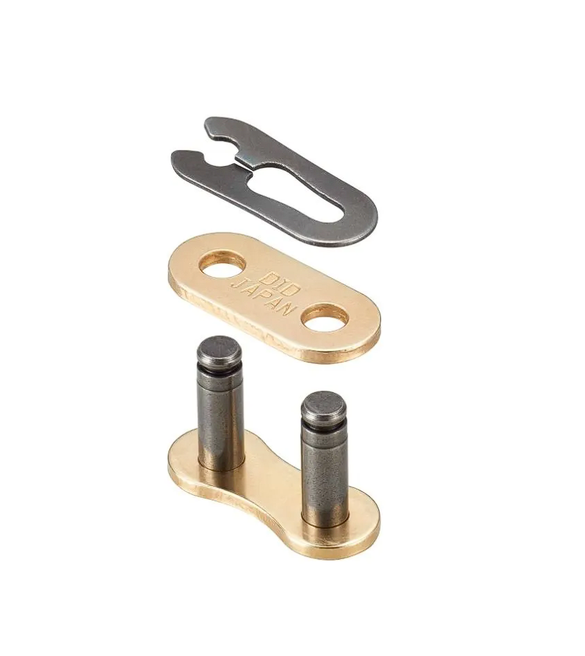 Did Chain 520 DID 520 ERVT Gold X-Ring Chain With C-Clip Split Link ...